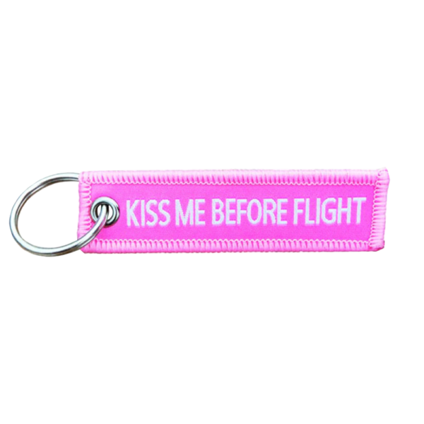 Mini Keychain Kiss me Remove before flight Pilot Flight Attendant – PU ...