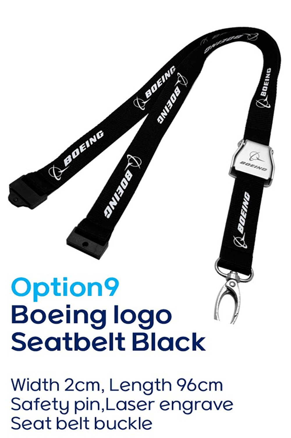 Lanyard Card Badge Holder Reel Buckle Boeing Airbus ID – PU AIR KOREA