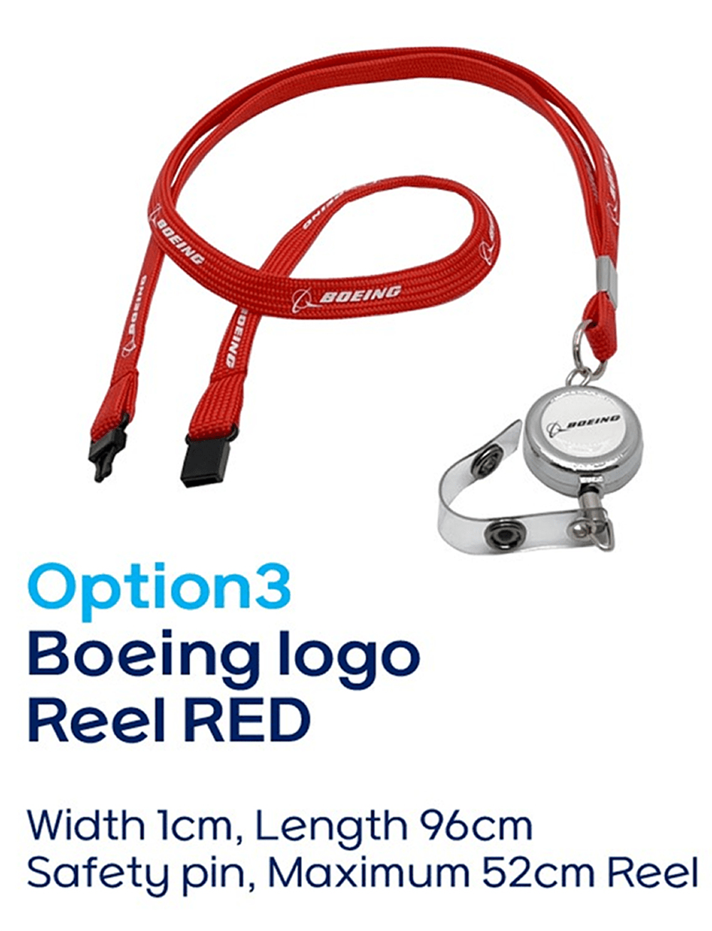 Lanyard Card Badge Holder Reel Buckle Boeing Airbus ID – PU AIR KOREA