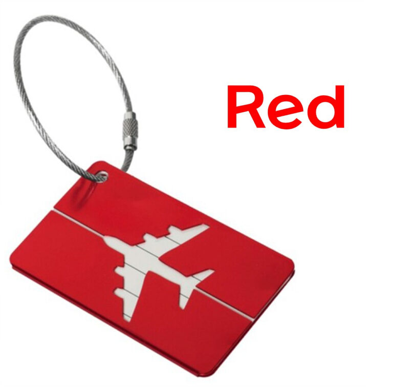 Aluminium Luggage baggage Suitcase Name Tag Airplane Airport Travel ...