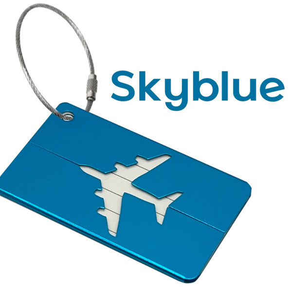 Aluminium Luggage baggage Suitcase Name Tag Airplane Airport Travel ...