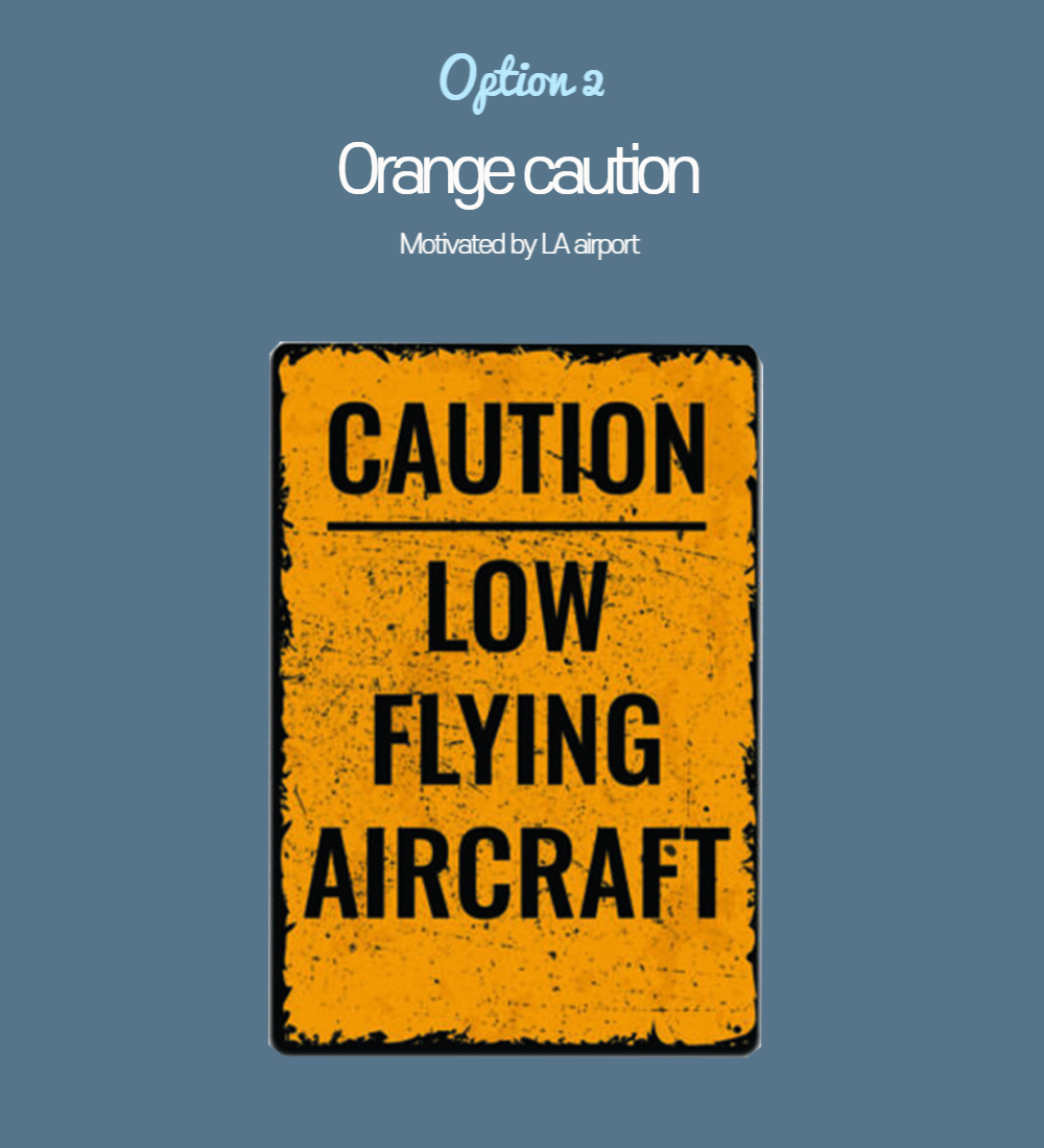 Vintage Antique Frame airport warning sign Hangar Home Decoration – PU ...