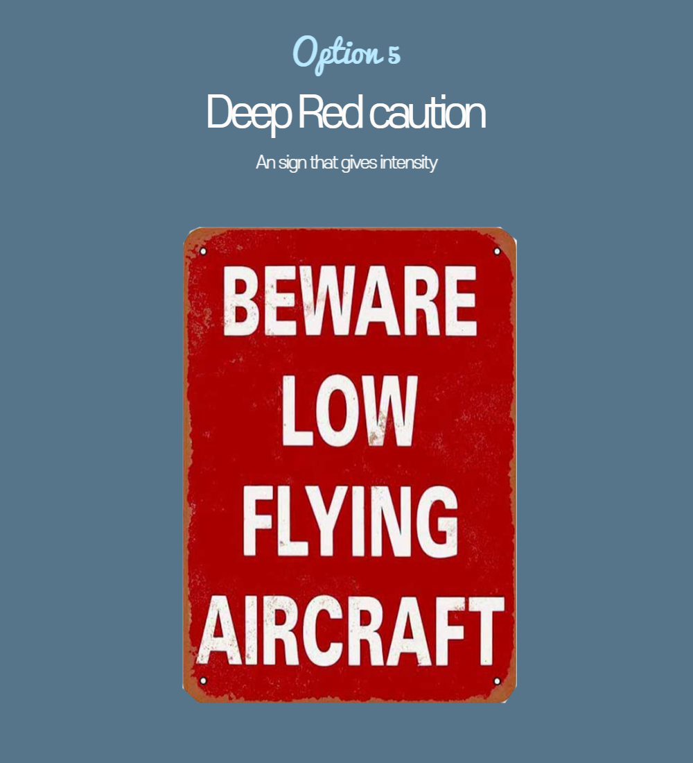 Vintage Antique Frame airport warning sign Hangar Home Decoration – PU ...