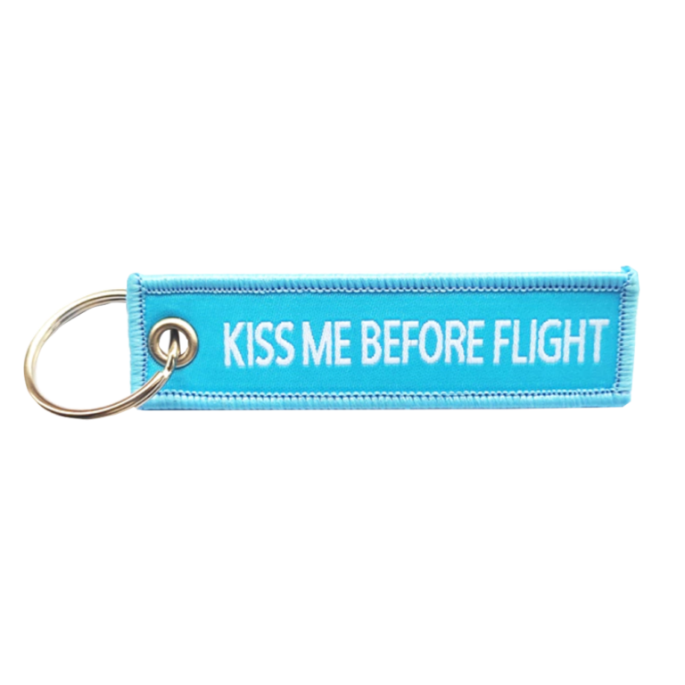Mini Keychain Kiss me Remove before flight Pilot Flight Attendant – PU ...
