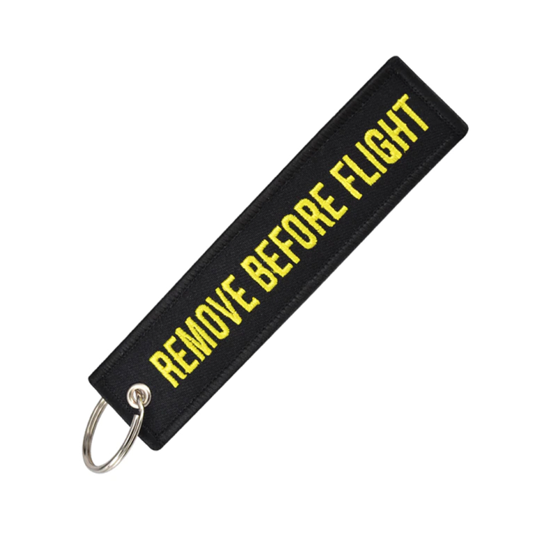 Remove before flight Boeing Airbus pilot flight attendant crew key ...