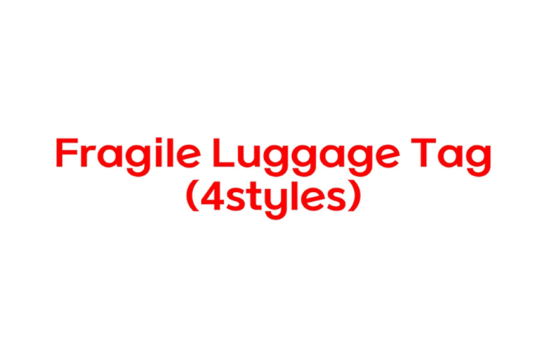 Luggage Fragile Tag Luggage Baggage Protection Airport Travel – PU AIR ...